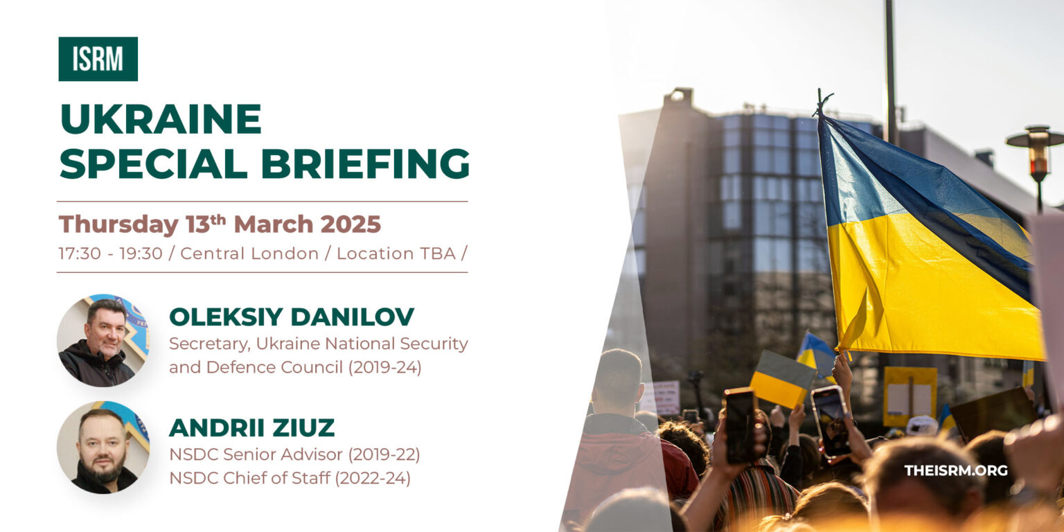 Ukraine Special Briefing Event – ISRM
