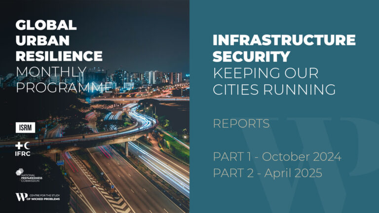 Global Urban Resilience – Infrastructure Security: Keeping Our Cities ...